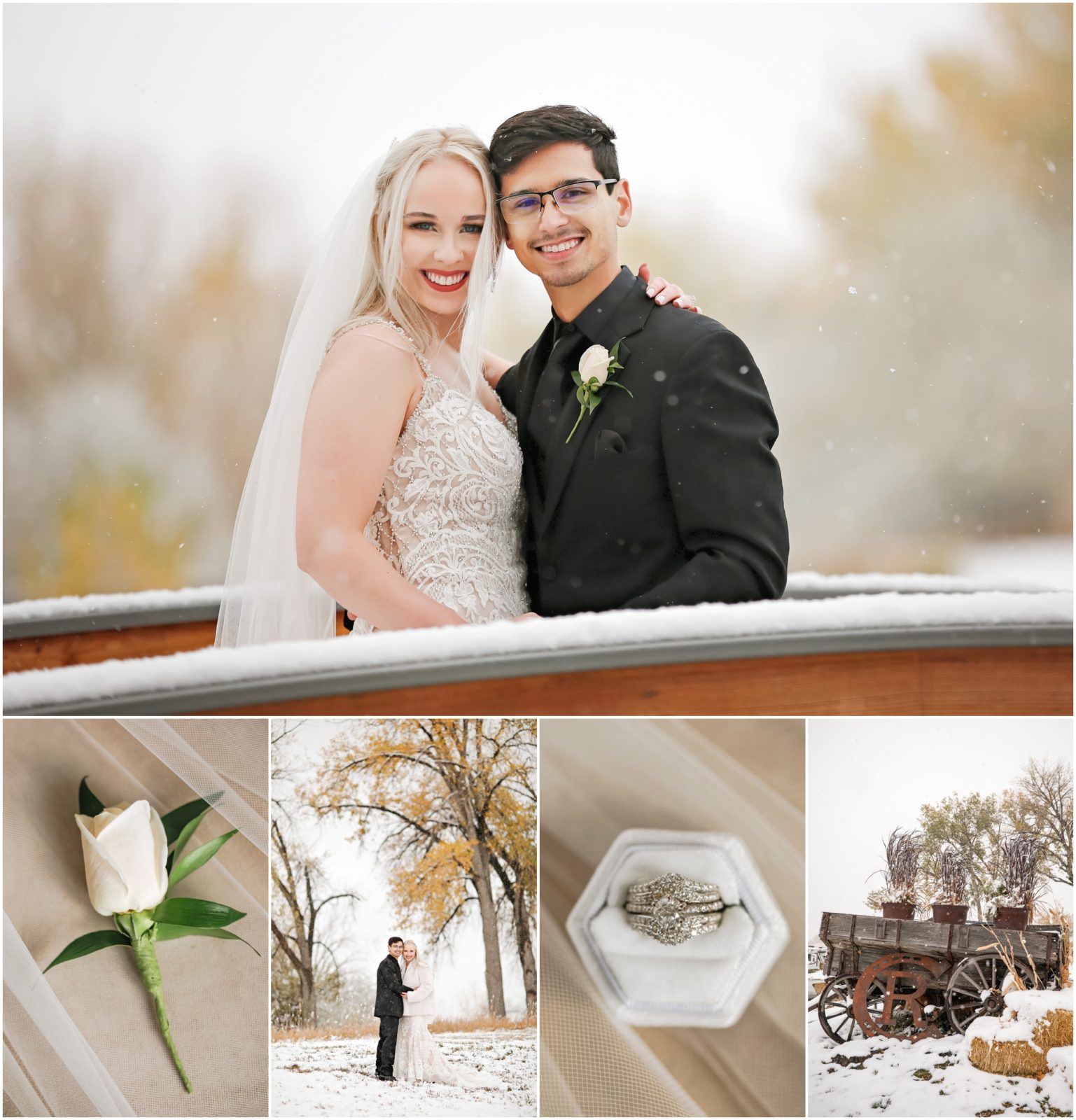 Camelot Ranch Winter Wedding - M + F - saranagelphotography.com