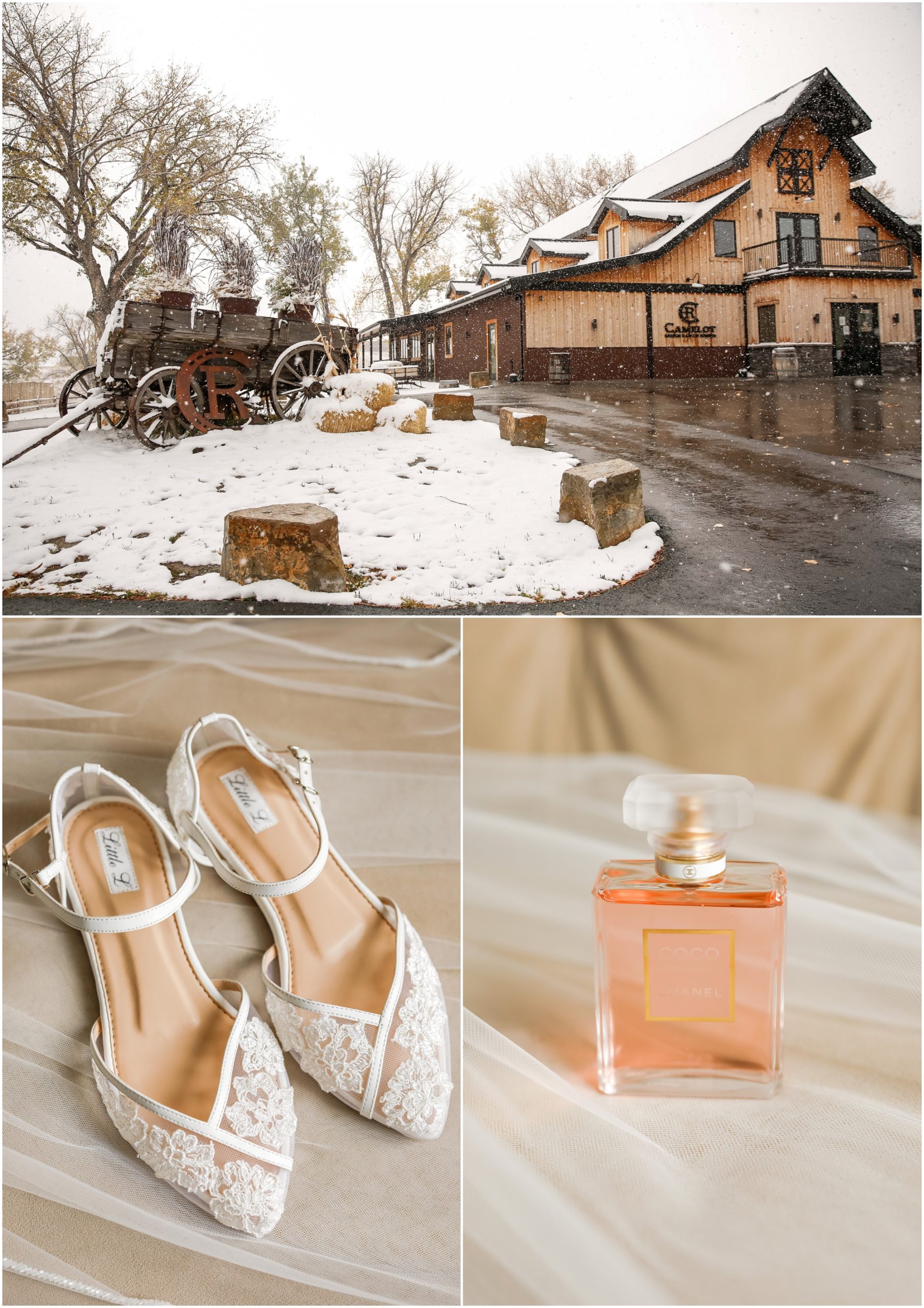 Camelot Ranch Winter Wedding - M + F - saranagelphotography.com
